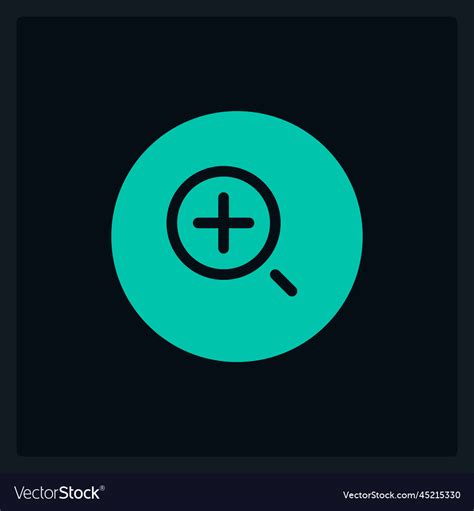 Active Zoom More Button Ui Element Template Vector Image
