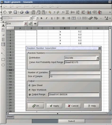Random Number Generation Tool