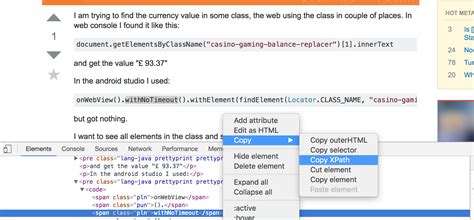 Java How Can I Find With Android Espresso Web All The Elements In