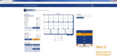 Generator For Creating Pallet Patterns Pallet Pattern Generator From