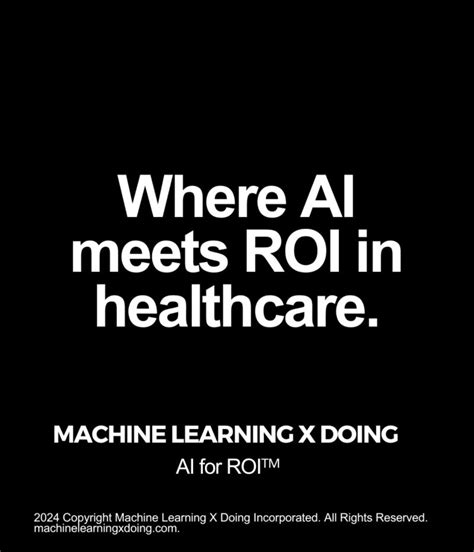 Machine Learning X Doing On Linkedin Where Ai Meets Roi In Healthcare