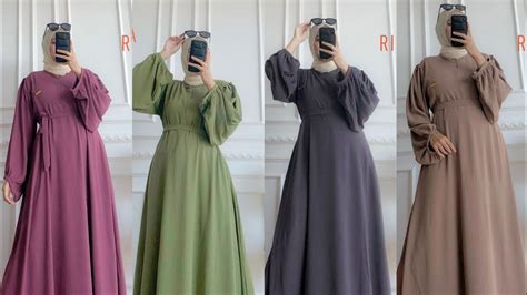 Dress Maxy Bahan Ceruti Model Motif Murah Berkualitas Youtube