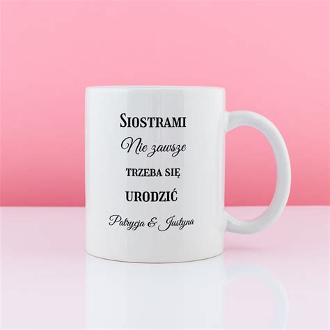 Kubek z nadrukiem PREZENT DLA PRZYJACIÓŁKI PlakatoweLove pl