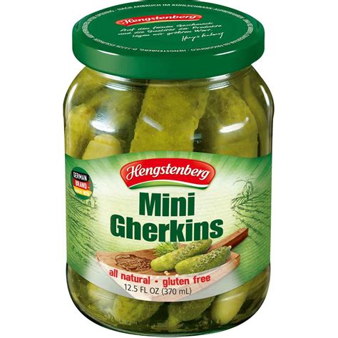Hengstenberg Mini Gherkins European Deli