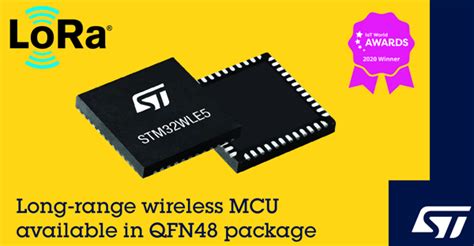 stm32wle5 无线系统芯片系列推出48引脚封装，扩展lora应用范围 icspec 芯片规格书搜索工具