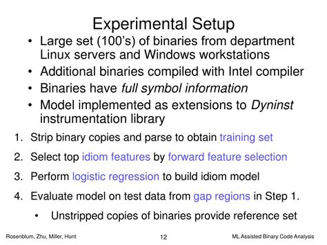 Ppt Machine Learning Assisted Binary Code Analysis Powerpoint Presentation Id27095