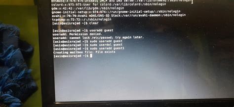 could not create new user r linux4noobs