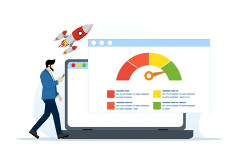 Fast Loading Site Testing Concept Speedometer Test Shows Speed Time