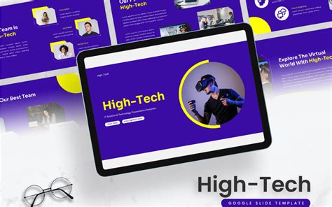 High Tech IT Solution Technology Google Slides Template