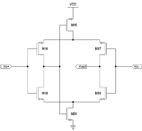 10 Self Biased Differential Amplifier [8] Download Scientific Diagram