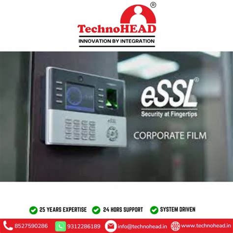 Password Protected ESSL X Standalone Biometric Fingerprint Time And Attendance System At