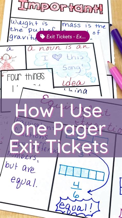 Editable Exit Tickets Artofit