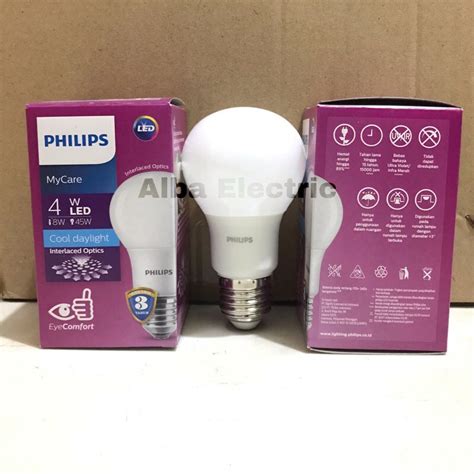 Jual Philips Led Watt Bulb Led W Lampu Led Philips W Shopee Indonesia