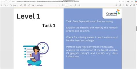 Jawad Hussain On Linkedin Level1task1dataexplorationandpreprocessing Cognifyztechnologies