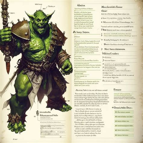 Dungeons Dragons Monster Manual Pages Midjourney Prompt Promptbase
