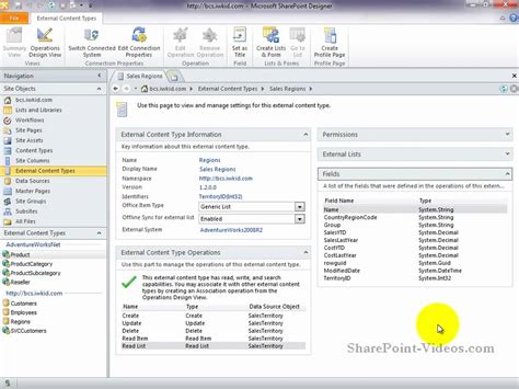 Introducing External Content Types Youtube