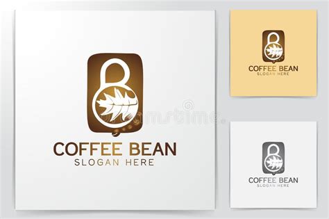 Initial A Mug Coffee Bean Coffee Shop Logo Designs Inspiration