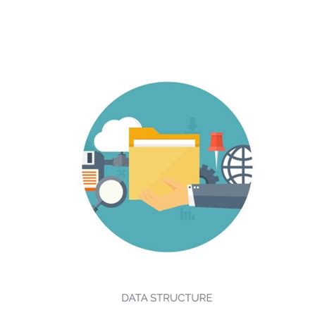 Cloud Data Folder Computer Technology Infographic Vector Image