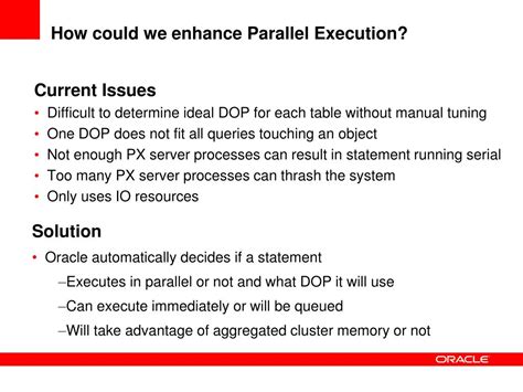 ppt extreme performance with oracle database 11g and in memory parallel execution powerpoint