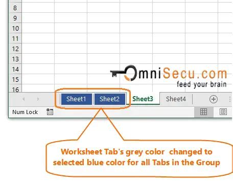 How To Change The Color Of Excel Worksheet Tabs