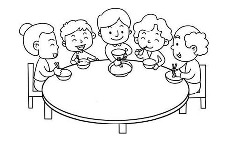 全家福简笔画图片5个人怎么画（漂亮17张） 简笔画图片大全