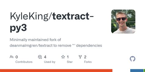 Github Kylekingtextract Py3 Minimally Maintained Fork Of