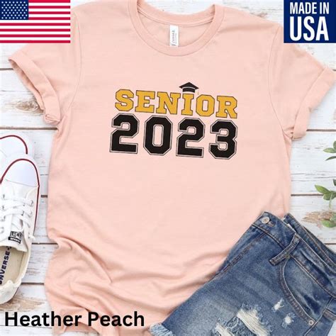 Custom Senior 2023 Shirts College Senior Shirt Senior Class Of 2023 Senior Shirt Graduation