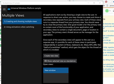 C How Can I Force User To Work On Particular Modal Of Uwp Stack Overflow