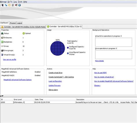 IBM ServeRAID LSI Mega Raid Manager On VMware Experts Exchange