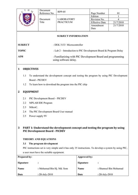 lab 2 microcontroller pdf