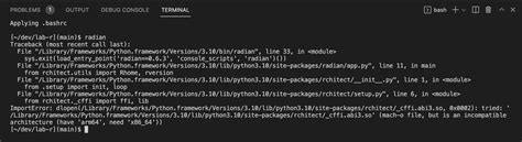 Numpy ImportError In VS Code Using Virtualenvs Caused Due To Incompatible Architecture Issue