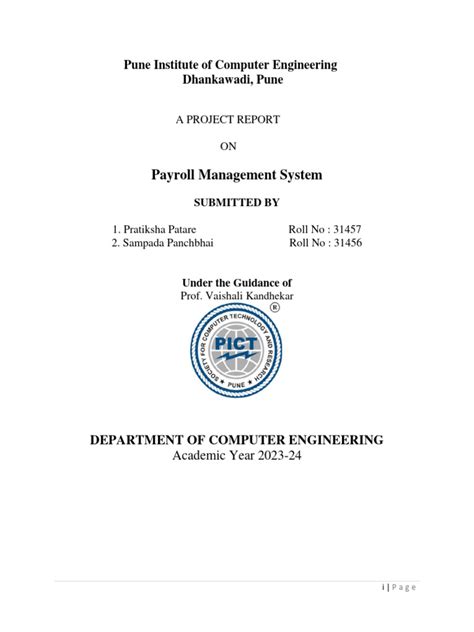 dbms project pdf payroll salary