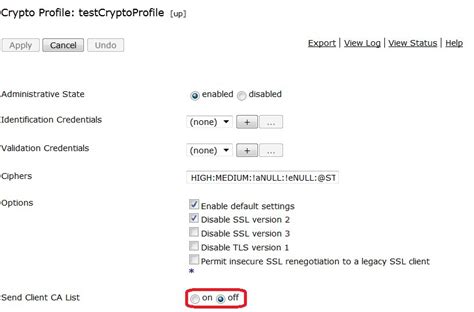 Ssl Handshake Fails With Client And Datapower