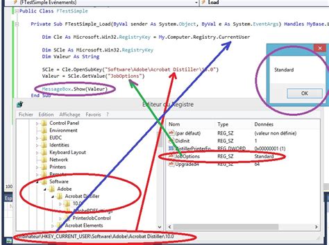 Tester Une Valeur Dans Windows Registry VB NET