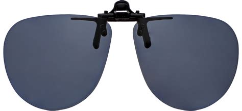 H2 Medium Aviator Clip On Flip Up Polarized Sunglasses