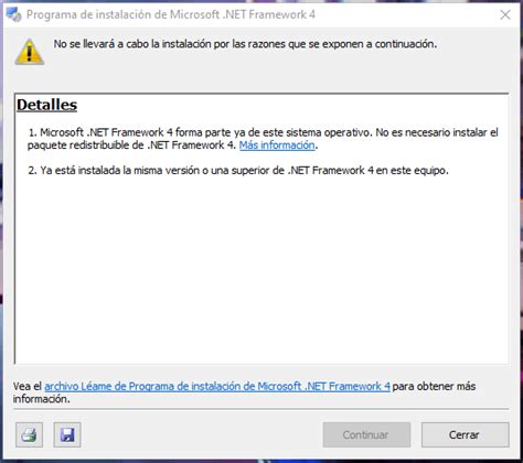 Error Net Framework Initialization V4030319 Microsoft Community