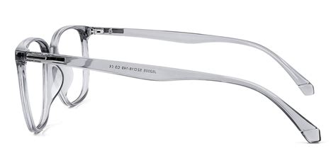 Needaster Square Gray Eyeglasses Frame Abbe Glasses