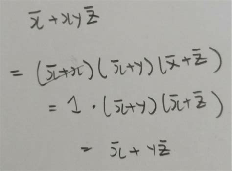 Boolean Algebra Distributive Property Over More Than Two Literals