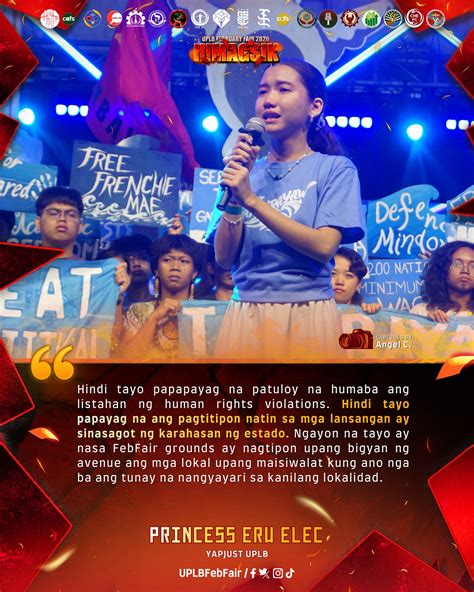 Uplb 𝐁𝐀𝐒𝐀𝐇𝐈𝐍 Iginiit Ni Eru Elec Mula Sa Youth Advocates For Peace