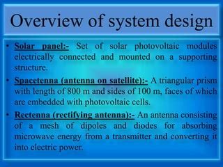 Wireless Power Transmission Via Solar Power Satellite Pptx