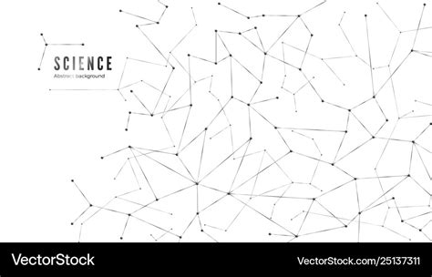 Complex Network Data Structure Royalty Free Vector Image