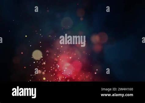 Animation Of Multiple Glowing Red Spots Moving In Hypnotic Motion Over Dark Background Colour