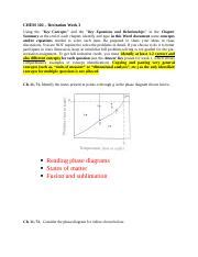 Recitation Week 3 Docx CHEM 102 Recitation Week 3 Using The Key Concepts And The Key