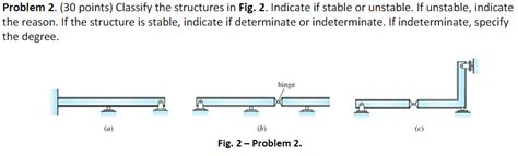 solved problem 2 30 points classify the structures in