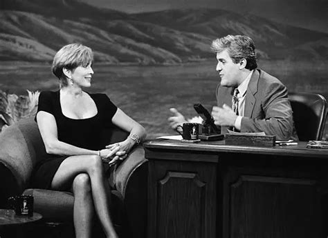 Joanna Cassidy During An Interview With Host Jay Leno On Septe 1992