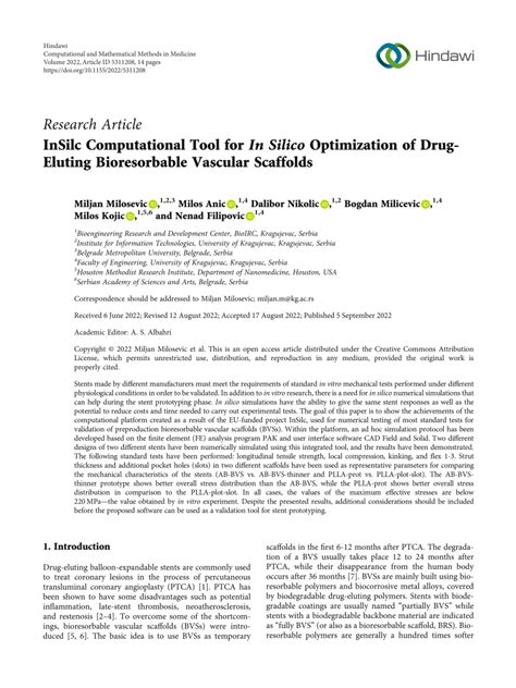 Pdf Insilc Computational Tool For In Silico Optimization Of Drug