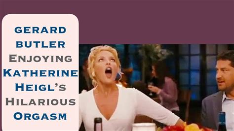 Gerard Butler Enjoying Katherine Heigls Orgasm While Making The Speach