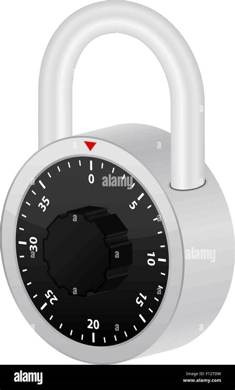 Grey Code Padlock On A White Background Vector Illustration Stock Vector Image Art Alamy