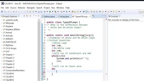 Ap Computer Science A While Vs Do While Loops Youtube