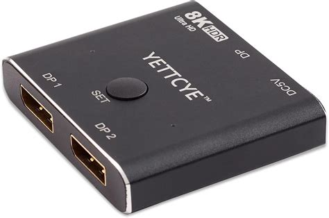 Amazon Com Displayport Splitter Displayport Switch DP Switcher In Out DisplayPort